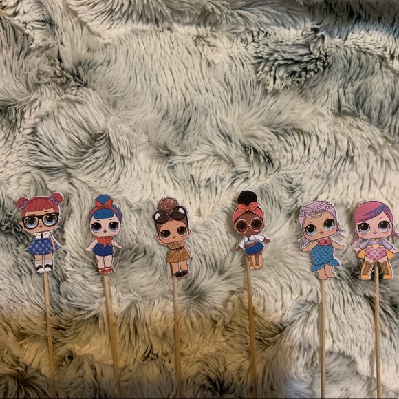 Party Supplies | Lol Dolls Cake Topper Cupcake Topper | Poshmark